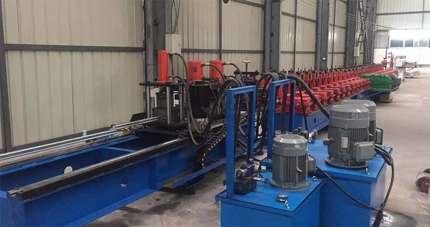 PV Support Bracket Roll Forming Machine - Roll Forming Machine Video ...