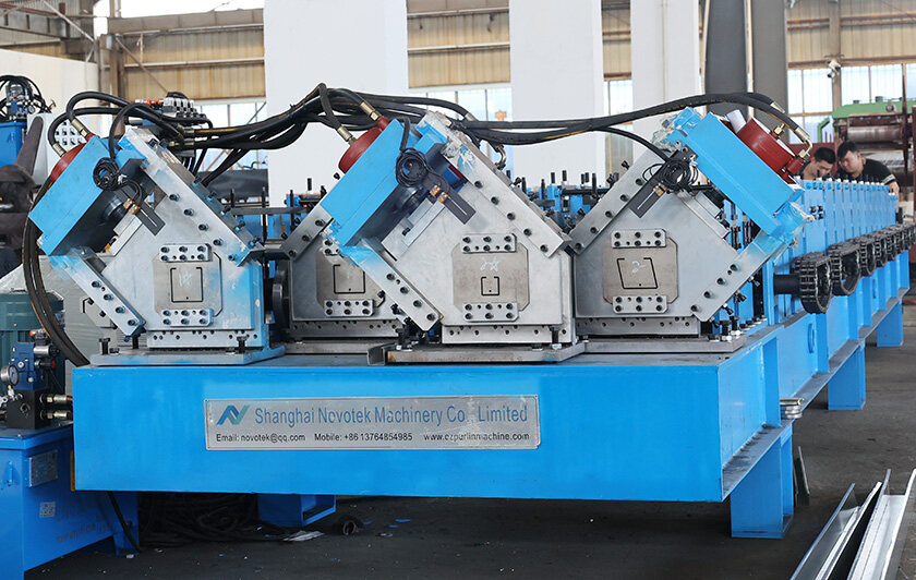 Multi Profile Purlin Roll Forming Machine - CZ Purlin Roll Forming Machine - CZ Purlin Roll ...